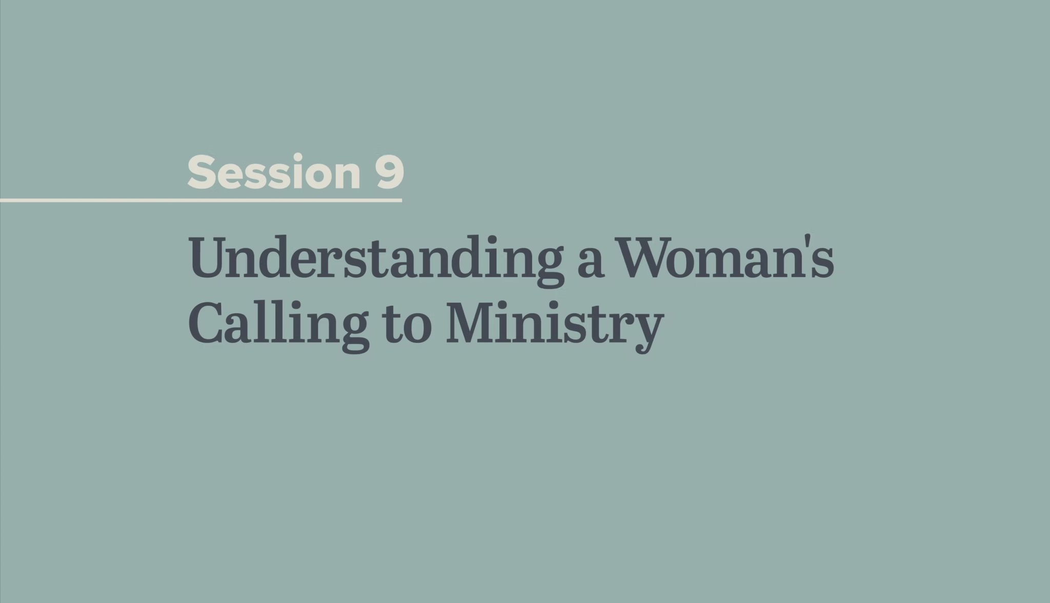 Understanding a Woman’s Calling to Ministry - North American Mission Board